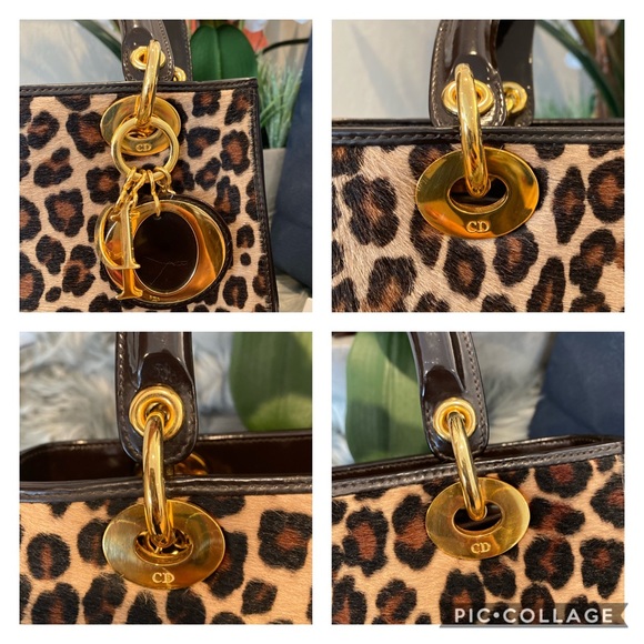 Dior | Bags | Authentic Christian Dior Lady Bag Leopard | Poshmark